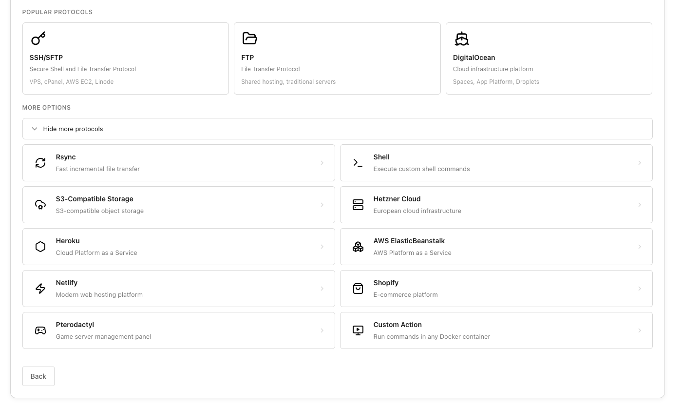Onboarding wizard | DeployHQ